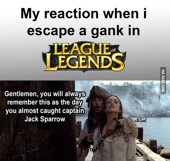 League of legends gank escape - 9GAG