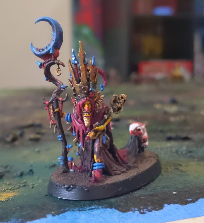 Just recently got into Warhammer / Sigmar and painted up this dubious ...