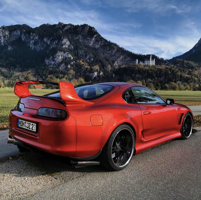 Candy red Toyota Supra mk4 by @dbperformancecars - - 9GAG