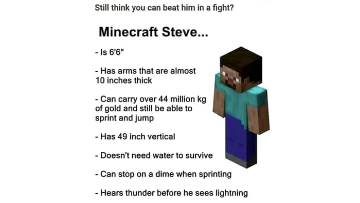 Steve is strong - 9GAG