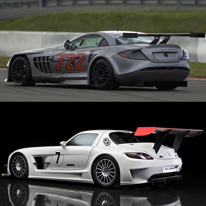 SLR McLaren 722 GT vs. SLS AMG GT3 - 9GAG