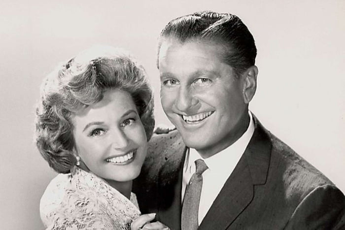 Lawrence Welk and Champagne 🍾 lady Norma Zimmer circa 1967 - 9GAG