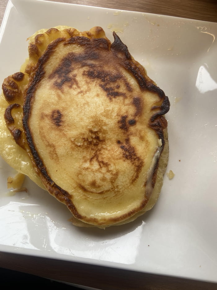Pancake that looks like Sloth from The Goonies. - 9GAG