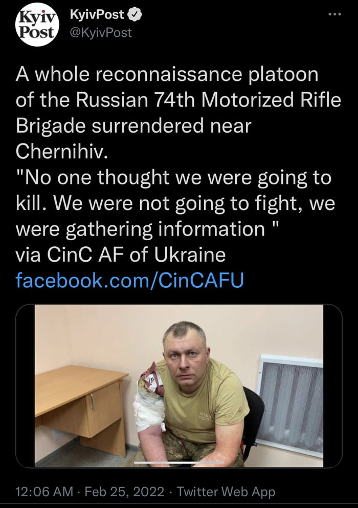 74th Motorized Rifle Brigade surrendered - 9GAG