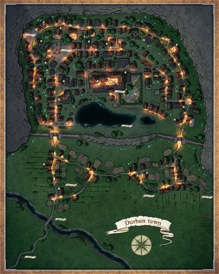 Map for your next night campaign rpg session! - 9GAG