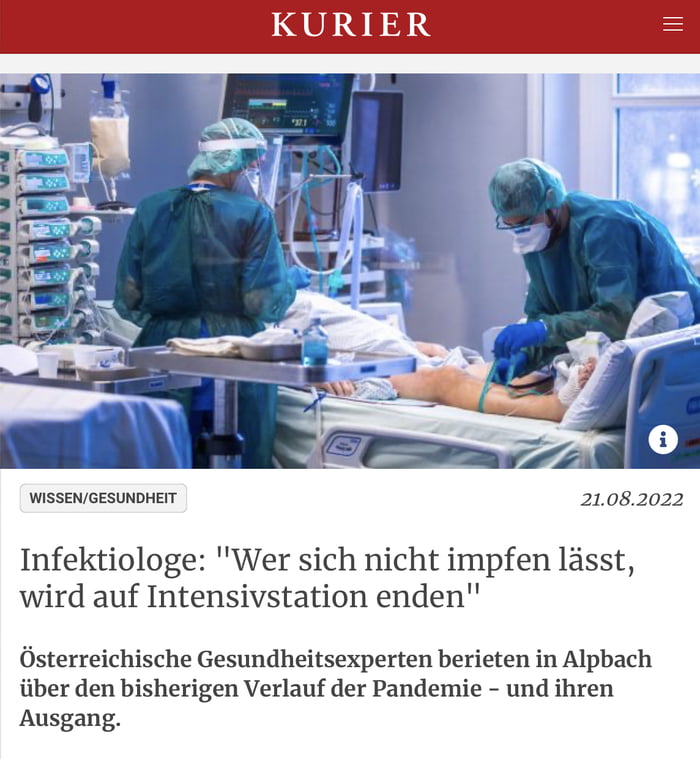 Können wir uns darauf einigen, dass das nicht stimmt? Ich und viele meiner ungeimpften Kollegen ...