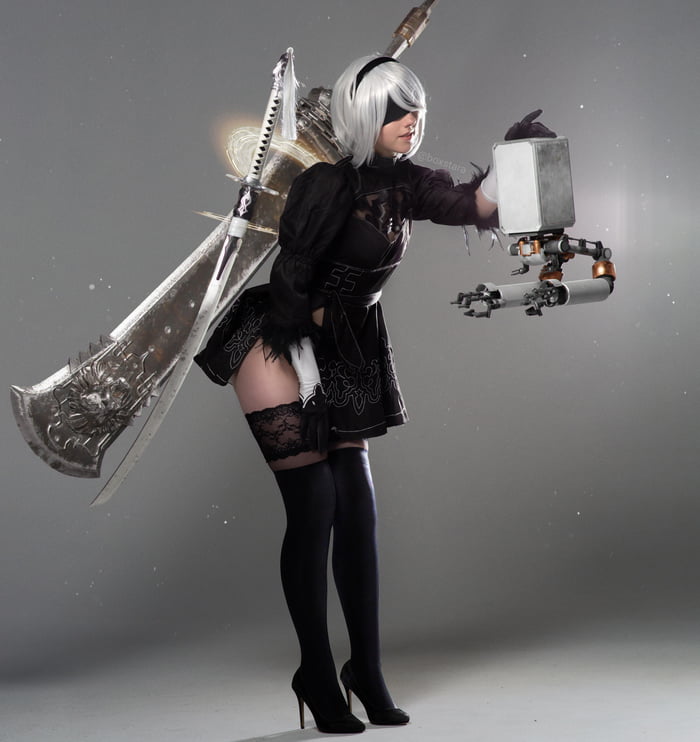 2B from NieR: Automata by Boxstara - 9GAG