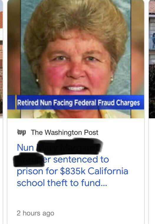 If you can’t trust a nun... - 9GAG