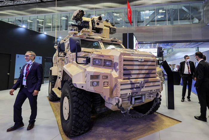 Turkish-made 50 Kirpi armored vehicles arrived in Ukraine. - 9GAG