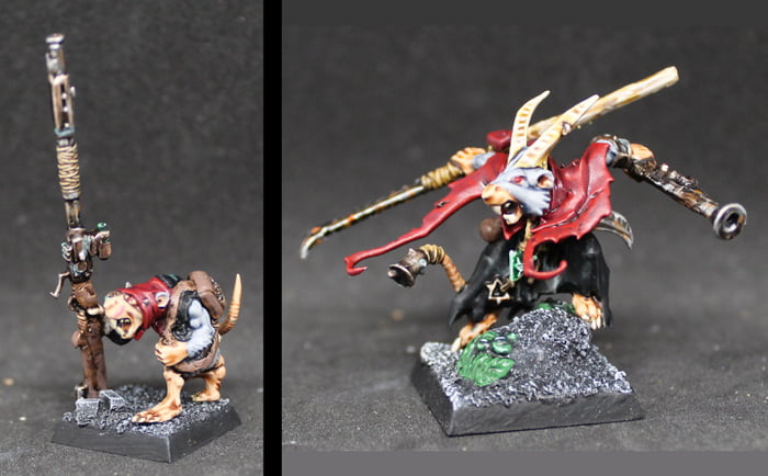 Night Runner with Jezzail (count as Hochland long rifle) and Eshin ...