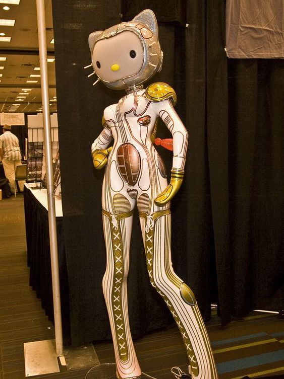 Hello kitty Jojo's stand. It increases the cuteness of the bearer. - 9GAG