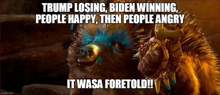 The "It was foretold" meme, yes this is a meme now. - 9GAG