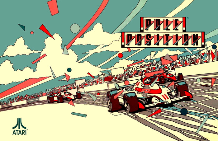 The Art for the cover of the Pole Position Maintenance Manual, 1982 - 9GAG