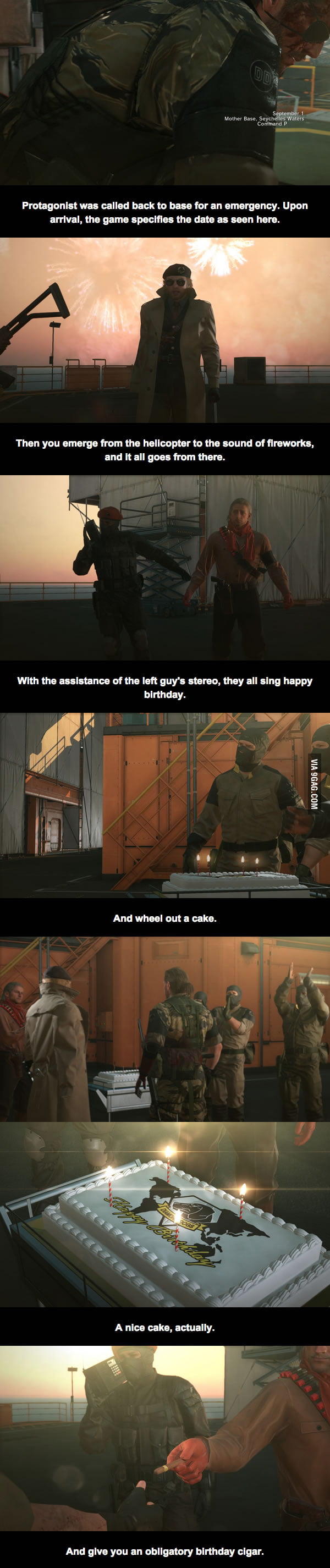 Metal Gear Solid V birthday - 9GAG