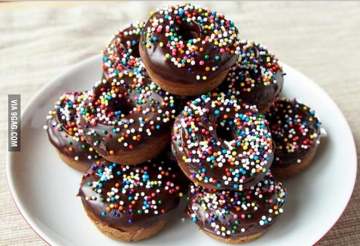 Mini baked donuts - 9GAG