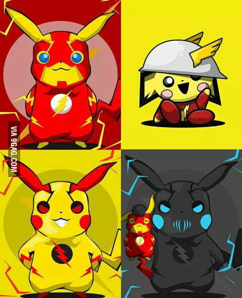 Daayum, The Flash featuring Pokemon - 9GAG
