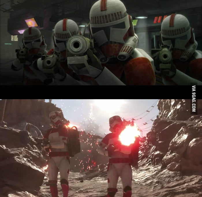 Shock troopers of two different eras - 9GAG