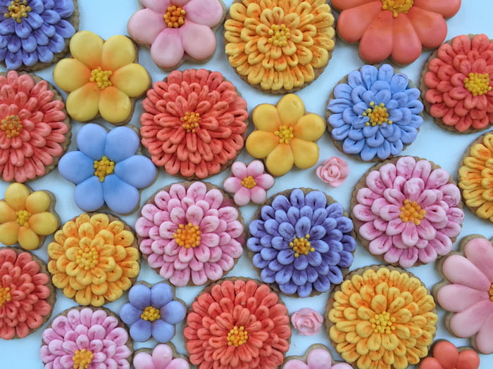 Shortbread cookies decorated with royal icing - 9GAG