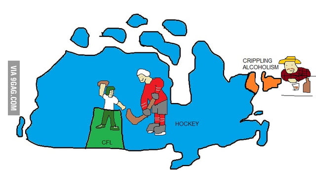 Canada: broken down by sports interests - 9GAG