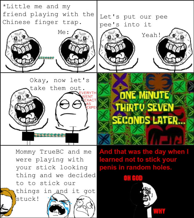 Chinese finger trap rage - 9GAG