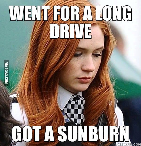 I suppose I should call this 'first world ginger problems' - 9GAG