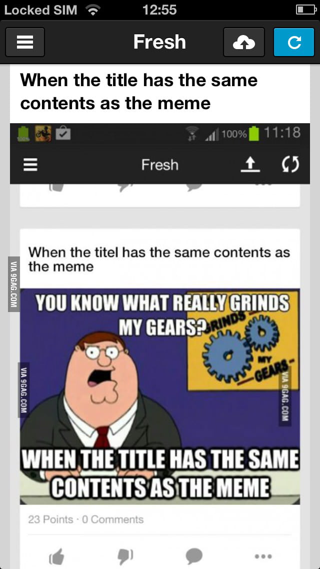 When the title has the same contents as meme - 9GAG