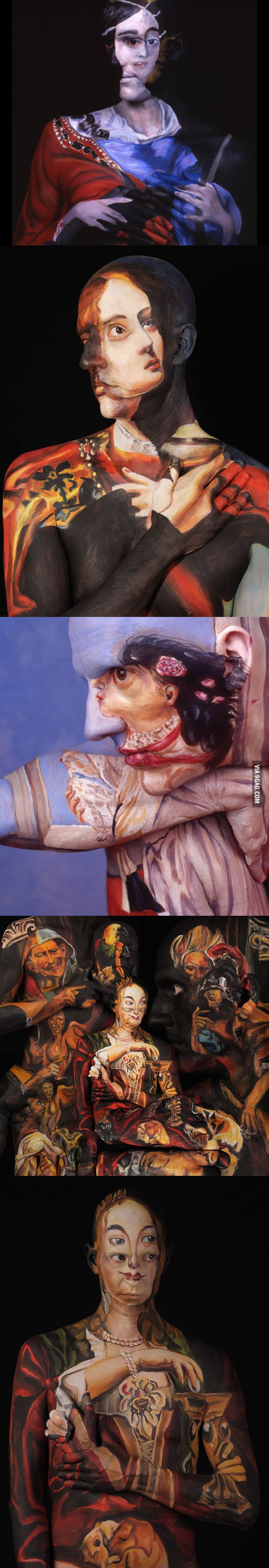 These body art works will probably hurt your brain - 9GAG