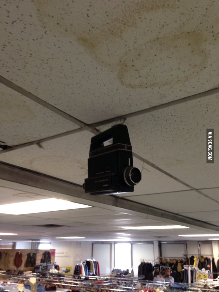 So I saw this VHS camcorder being used as a security camera in a thrift ...