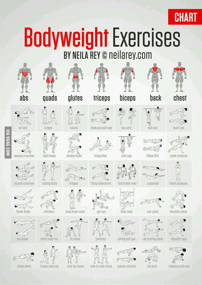 Bodyweight Exercises - 9GAG