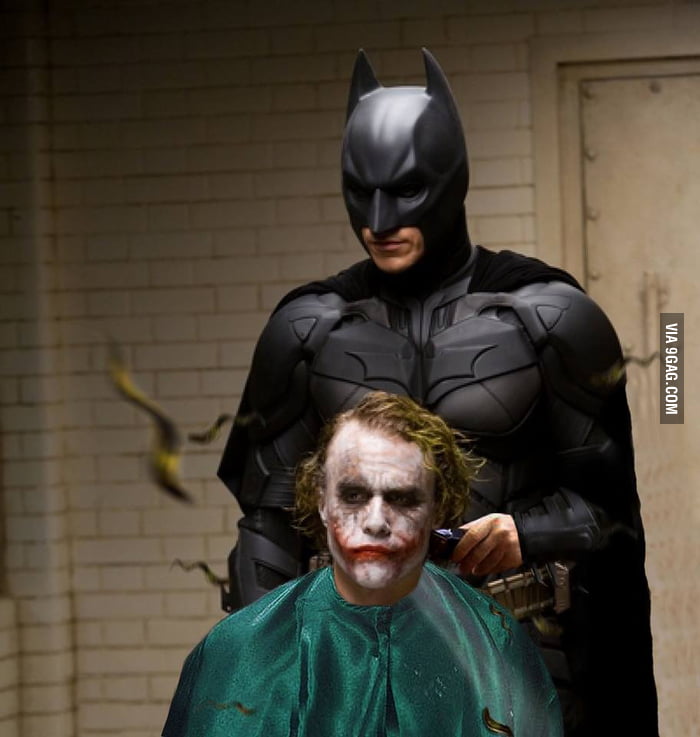 The only explanation for The Joker's new haircut - 9GAG