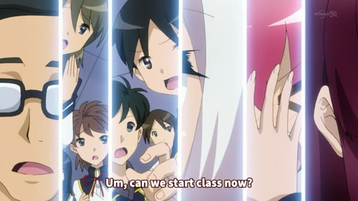 Normal day in my class Back then Anime: Seiken Tsukai No World break - 9GAG