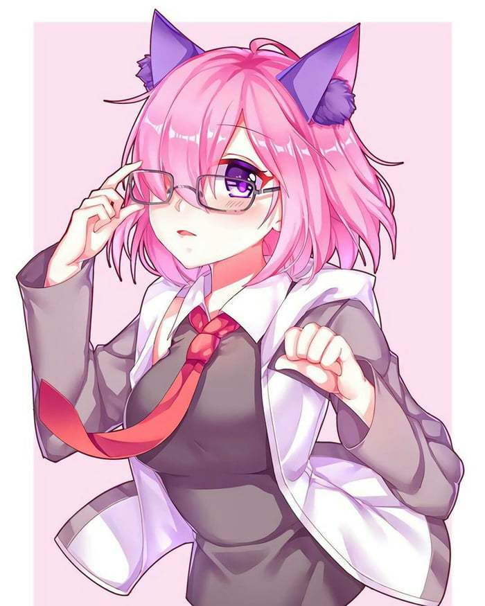 An eggplant wearing a neko band - 9GAG