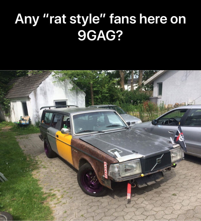 My 1984 rat style Volvo 245 Turbo. - 9GAG