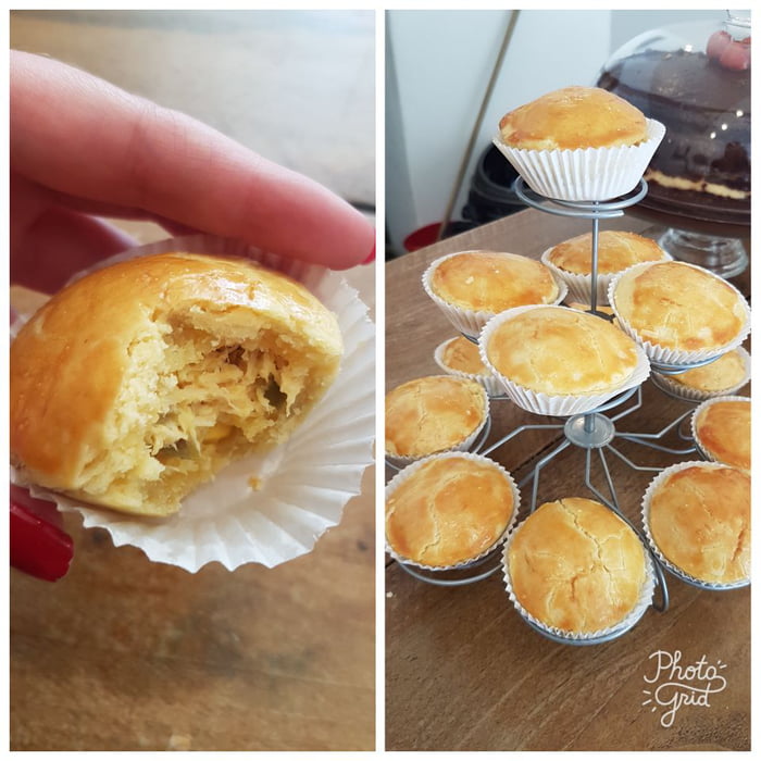 A must try Brazilian Tapas: Shredded Chicken Pie - Empada de Frango - 9GAG
