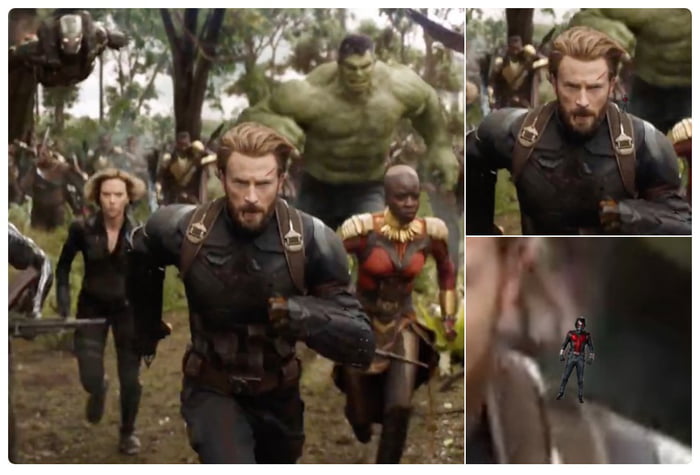 For anyone wondering where mah boi Ant-Man is at Infinity War - 9GAG