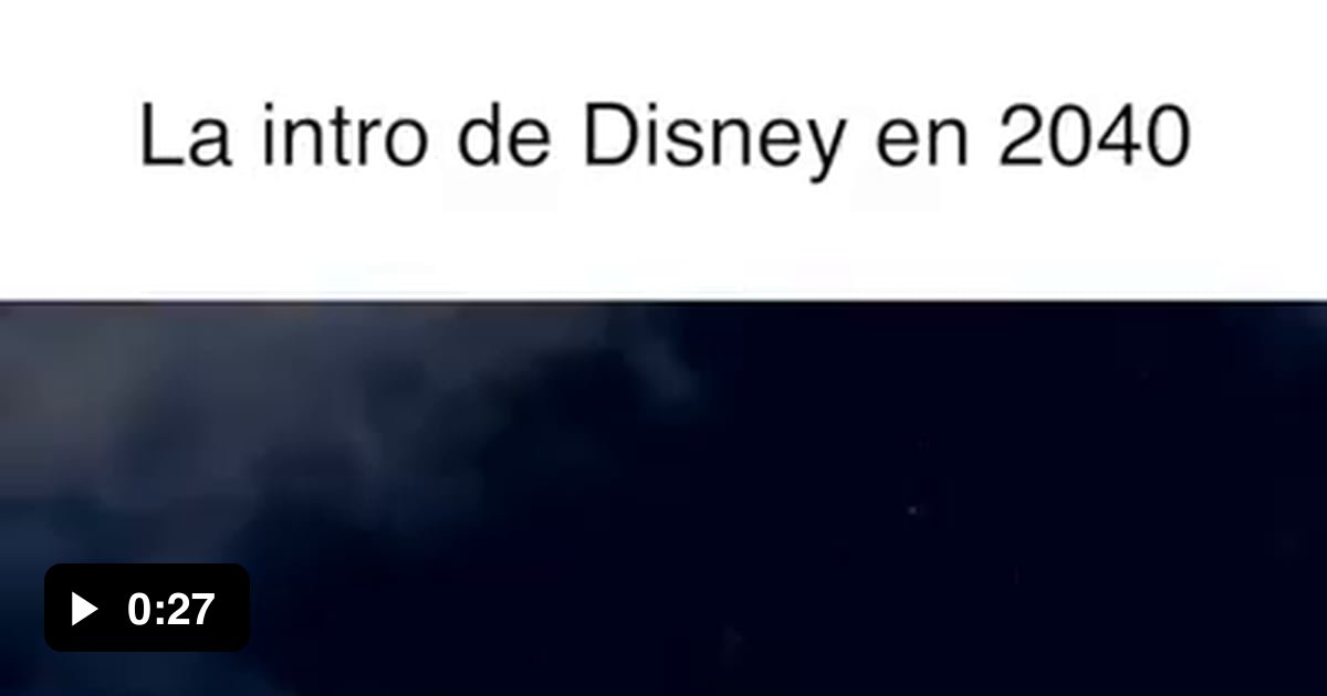Disney intro in 2040 - 9GAG
