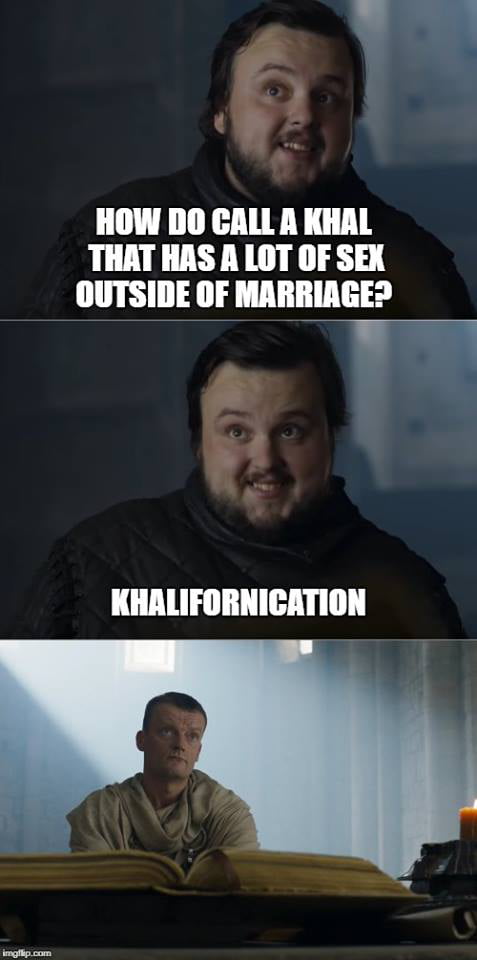 Sam Tarly Shares His Wisdom - 9GAG