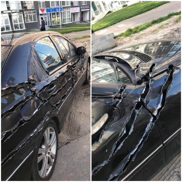 This dude claims his car was keyed after his girlfriend caught him ...