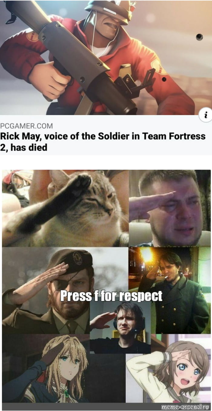 F for our fallen soldier - 9GAG