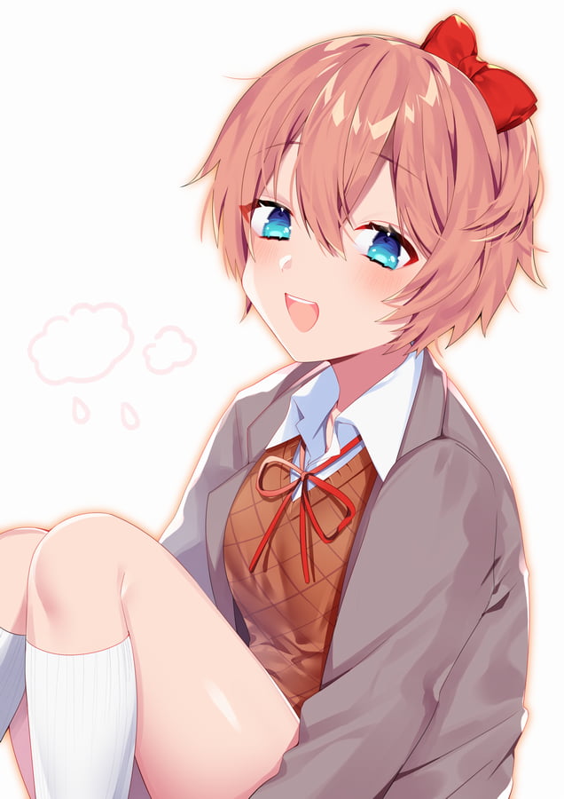 Smug Sayori. - 9GAG