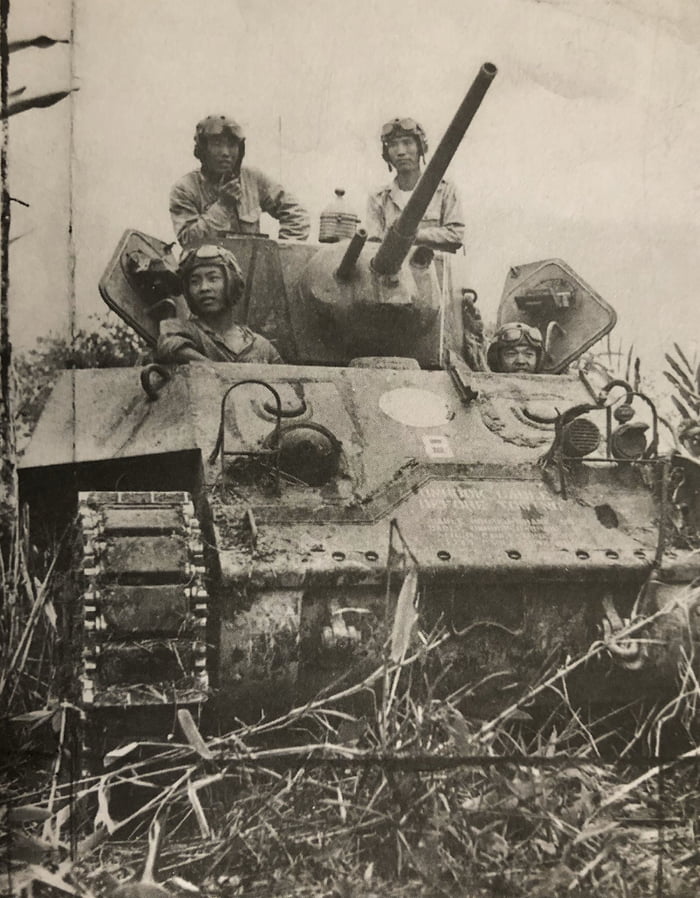 April 1944: Chinese crew in US-built tank. Near India’s border with ...