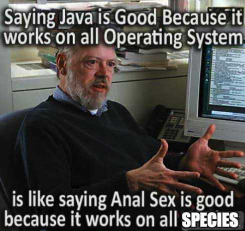 Java lovers will hate. - 9GAG
