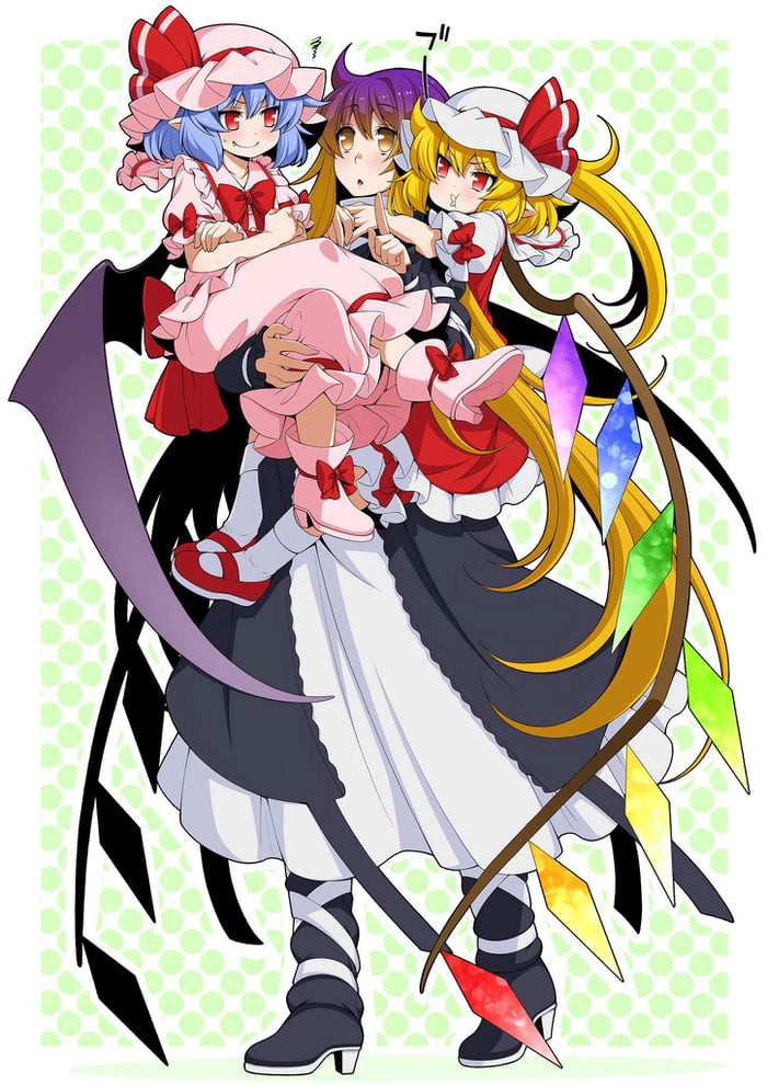 Youkai Jesus Carrying 2 Loli Vampire - 9GAG