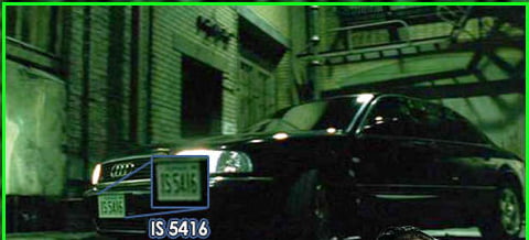 In the Matrix Reloaded, Agent Smith's license plate number is ‘IS-5416 ...