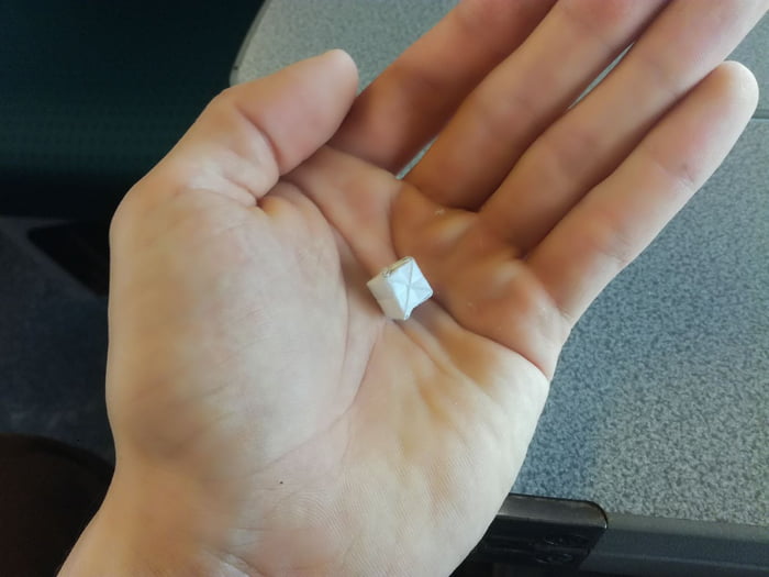 World's Smallest Handmade Origami Paper Cube Challenge - 9GAG