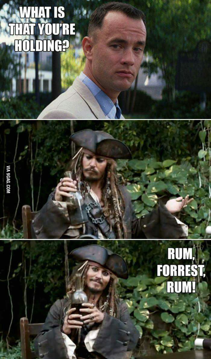 I want to get me some Forrest Rum! - 9GAG