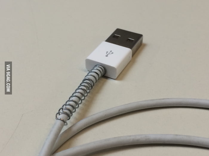 To the guy with iPhone charger life hack... This is a ball pen spring ...