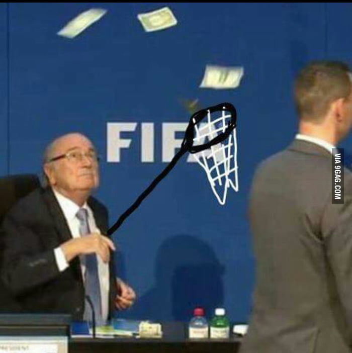 Sepp Blatter got money - 9GAG