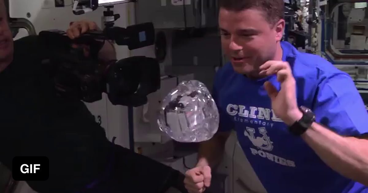 GoPro in Space Water - 9GAG