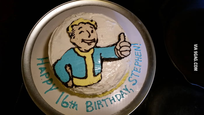 I want this vault boy cake! - 9GAG